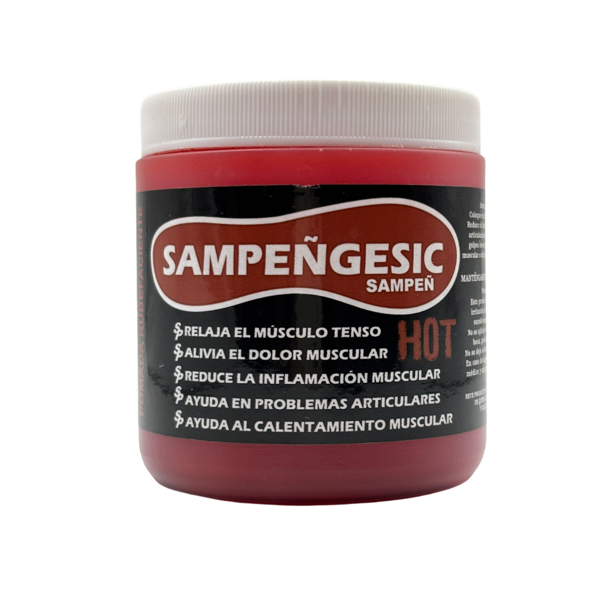 Sampeñgesic Pomada HOT Tipo Cramer De 250gr y 500gr – Fisiotleta
