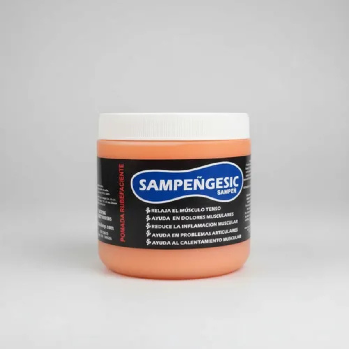 Sampeñgesic Pomada Caliente Tipo Cramer De 250gr y 500gr – Fisiotleta